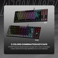 Promo Fantech ATOM MK876 V2 RGB Gaming Mechanical Keyboard TKL - Abu ...