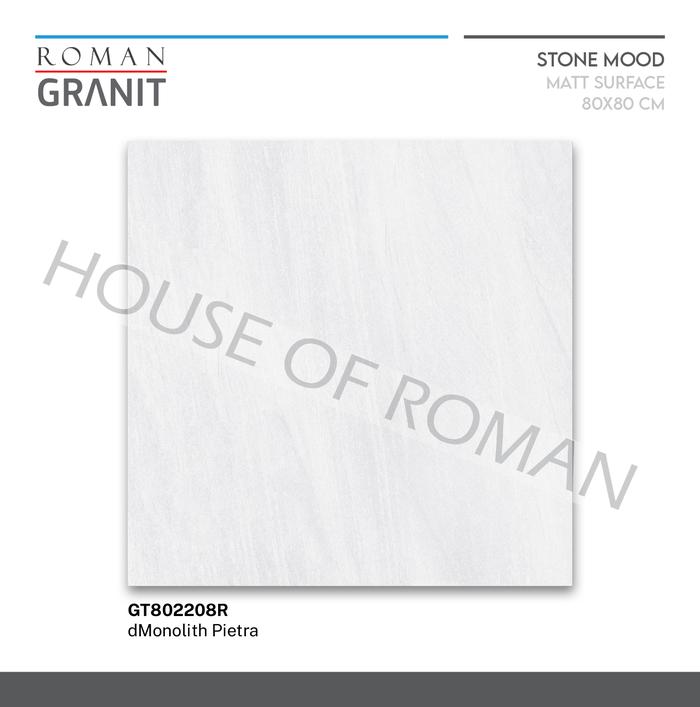 Jual ROMANGRANIT dMonolith Pietra 80x80 GT802208R ROMAN GRANIT ...