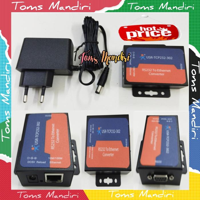 Jual Serial Converter USR IOT TCP232-302 RS-232 TO Ethernet TCP IP ...