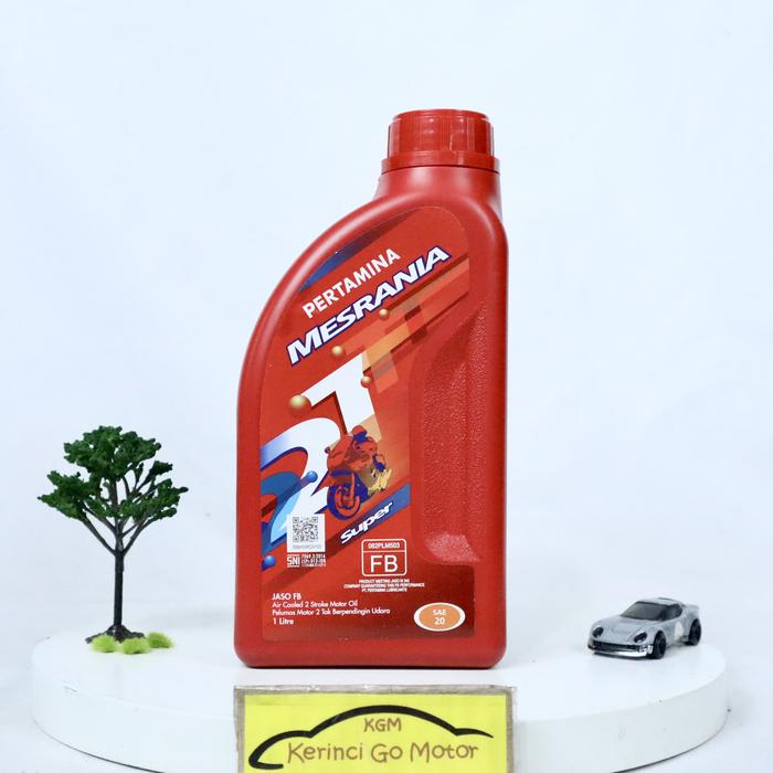Jual PERTAMINA MESRANIA SUPER 2T SAE 20 1 LITER JASO FB OLI SAMPING ...