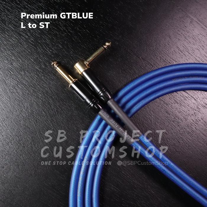 Jual Kabel Jack Gitar Premium 3 Meter SBPCustomShop - GT-1000 BLUE, ST ...