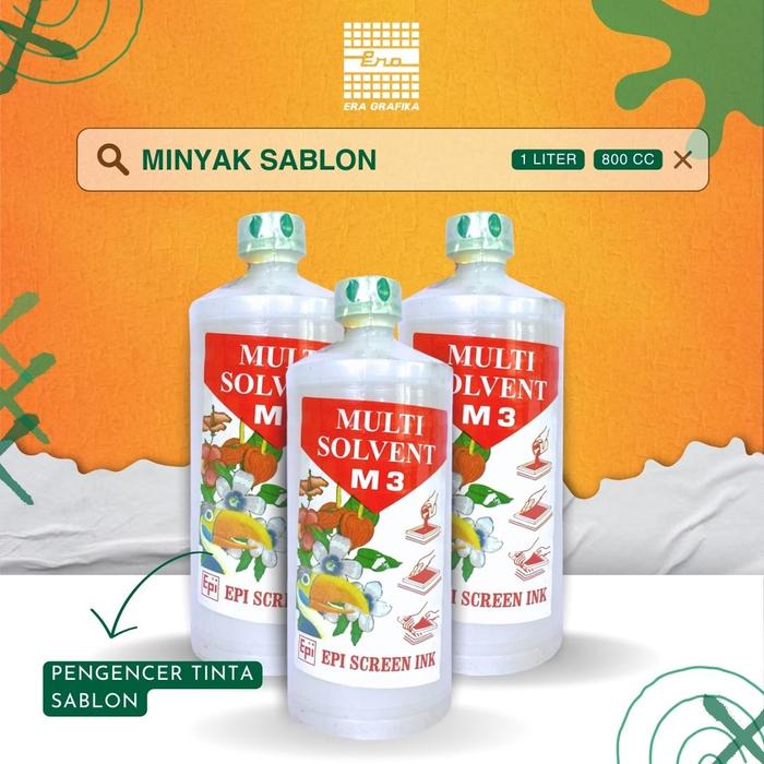 Jual MINYAK SABLON | PENGENCER TINTA SABLON | MULTI SOLVENT M3 100% ...