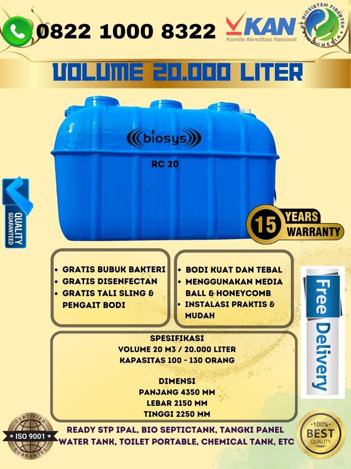 Jual Septic tank Biotech Sistem 20 M3 / 20.000 liter - RC 20, Septic ...