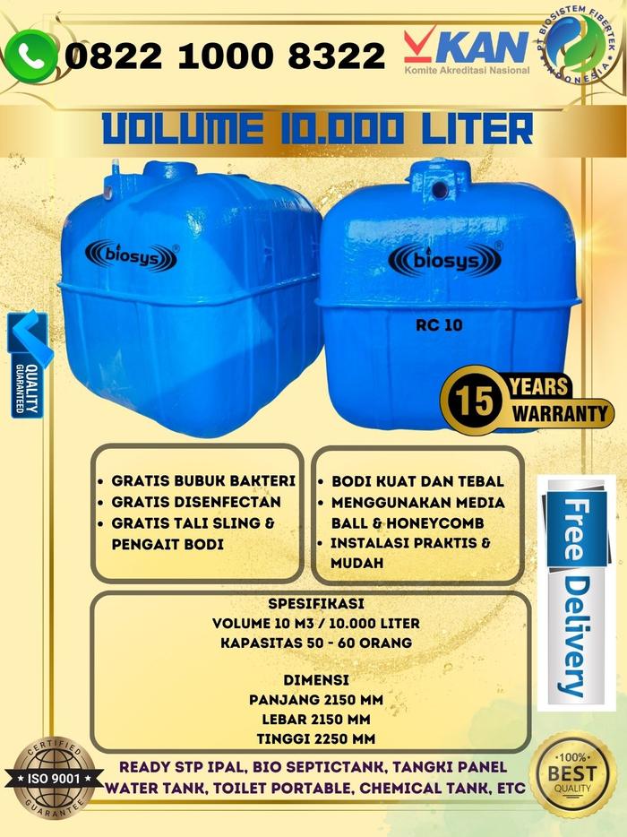 Jual Septic tank Biotech Sistem 10 M3 / 10.000 liter - RC 10, Septic ...