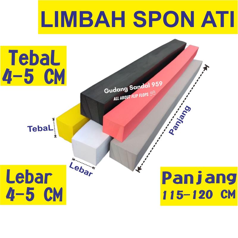SPON EVA BUSA ATI BATANGAN PANJANG 1M × LEBAR 3 - 5Cm x TEBA - Shop ...