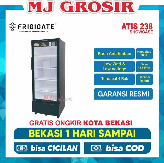 Jual SHOWCASE FRIGIGATE SCA 200 G / ATIS-238 4 RAK DISPLAY COOLER ...