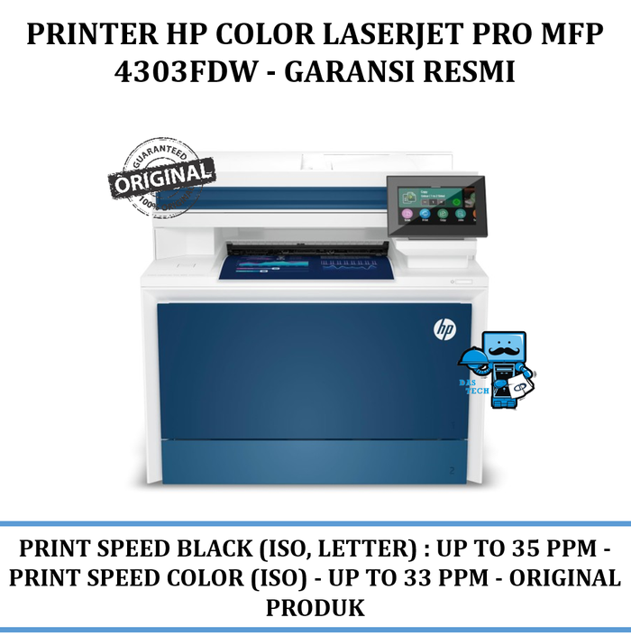 Jual Printer HP Color LaserJet Pro MFP 4303fdw - Garansi Resmi ...