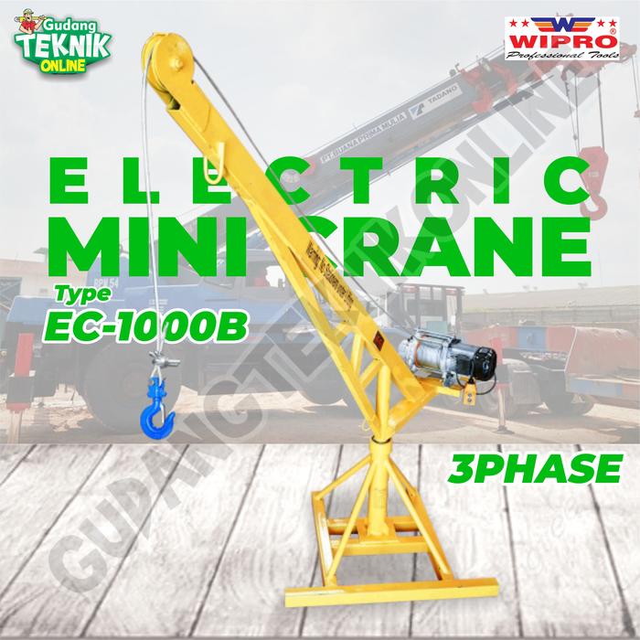 Jual Electric Mini Crane 3Phase WIPRO EC-1000B New / Elektrik Mini ...