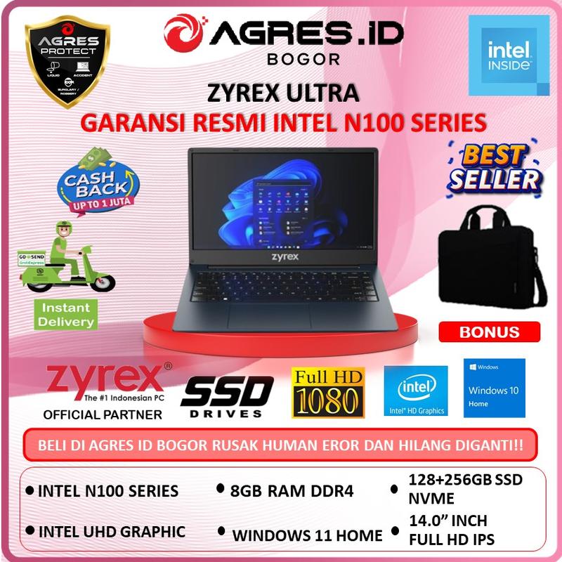 Zyrex ULTRA Intel Core N100 8gb 128+256gb W11 14.0 Metal Full hd - Shop ...