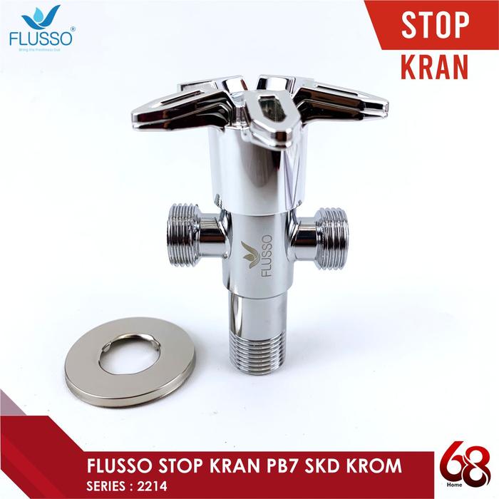 Jual Stop Kran Cabang Flusso Stop Kran Wastafel Kran Closet Shower ...