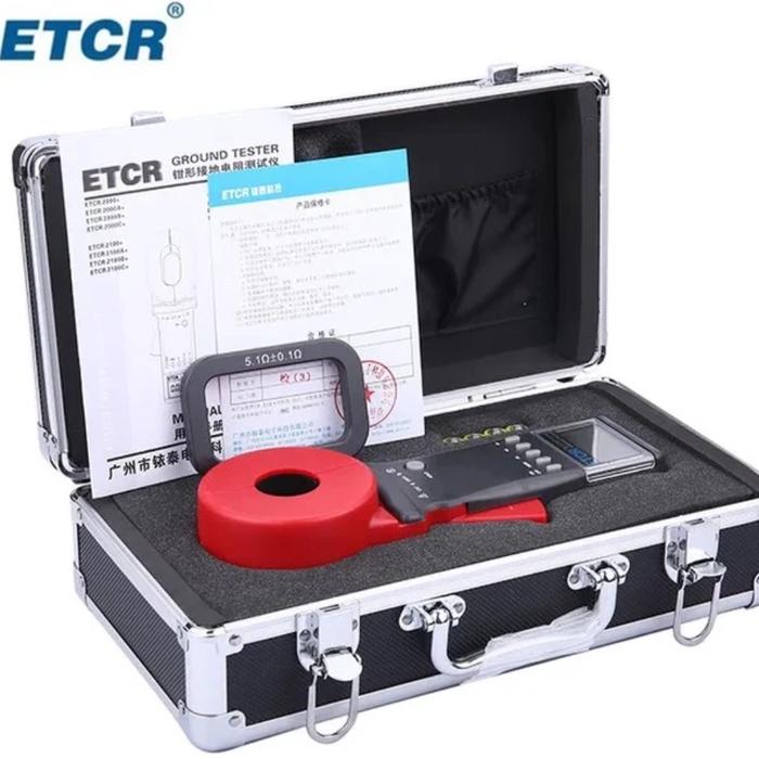 Jual Clamp earth resistance tester ETCR2100A+ ground meter ETCR 2100A ...
