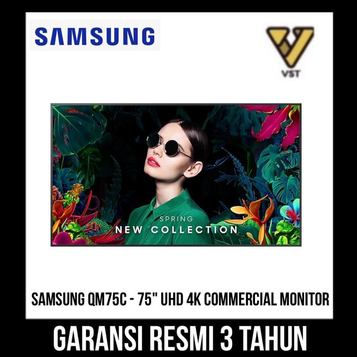 Jual Samsung Singage QM75C - 75" UHD 4K Commercial Monitor - Jakarta ...