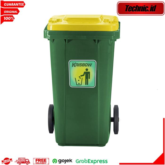 Jual Krisbow 240 Liter Tempat Sampah Outdoor Dilengkapi Dengan Roda ...
