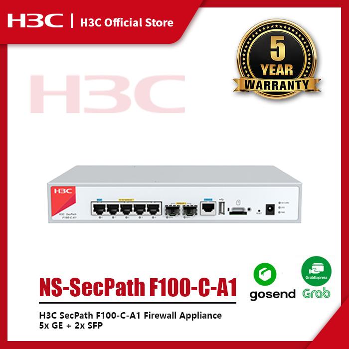 Promo H3C SecPath F100-C-A1 Security Firewall 5GE + 2SFP -NS-SecPath ...