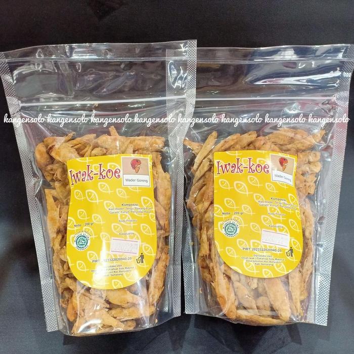 Jual Ikan Wader Goreng Iwak Koe 200 Gram Iwak Wader Non Msg Krispi ...