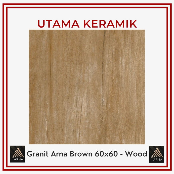 Jual Granit Arna Aliza Brown 60x60 - KW 1 - Motif Kayu (Wood) - Granit ...