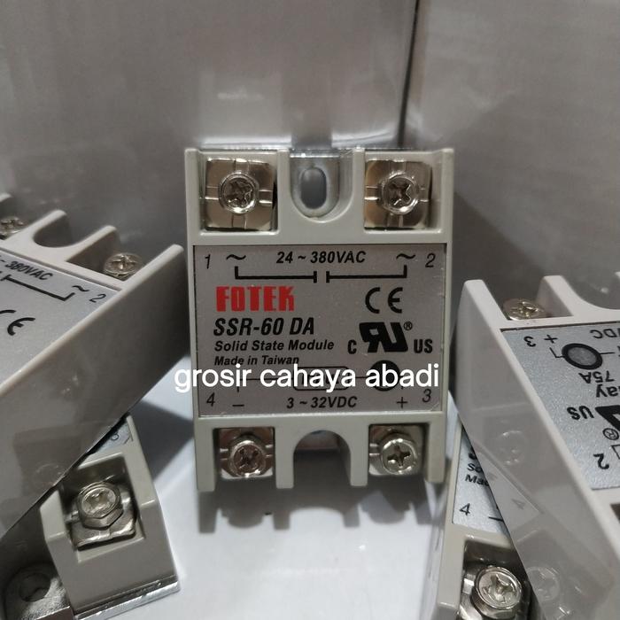 Jual solid state relay fotek ssr 60da/60 da/solid state modul fotek ssr ...