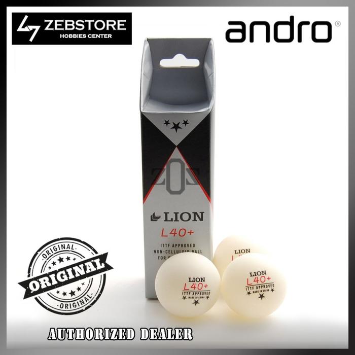 Jual Bola Ball Tenis Meja Table Tennis Pingpong Lion L40+ 3 star - Kota ...
