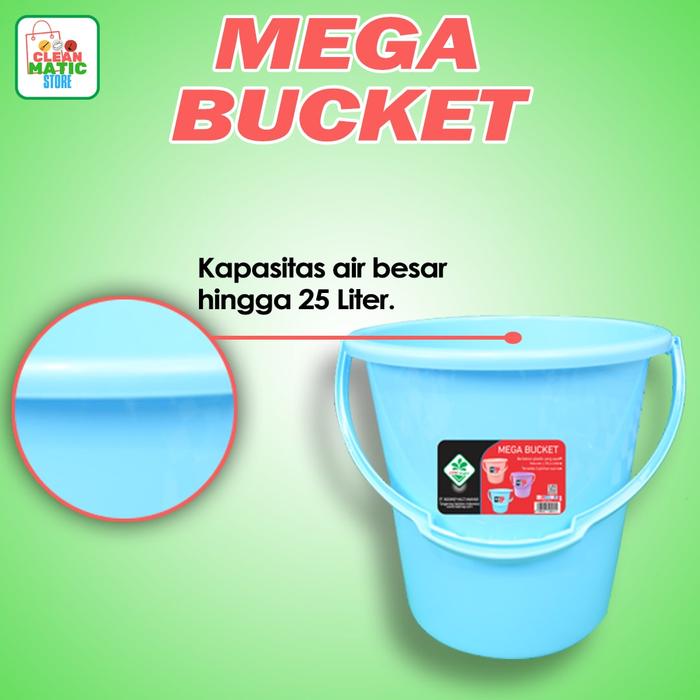 Jual Ember Plastik / Mega Bucket - Biru Muda - Kota Tangerang Selatan ...