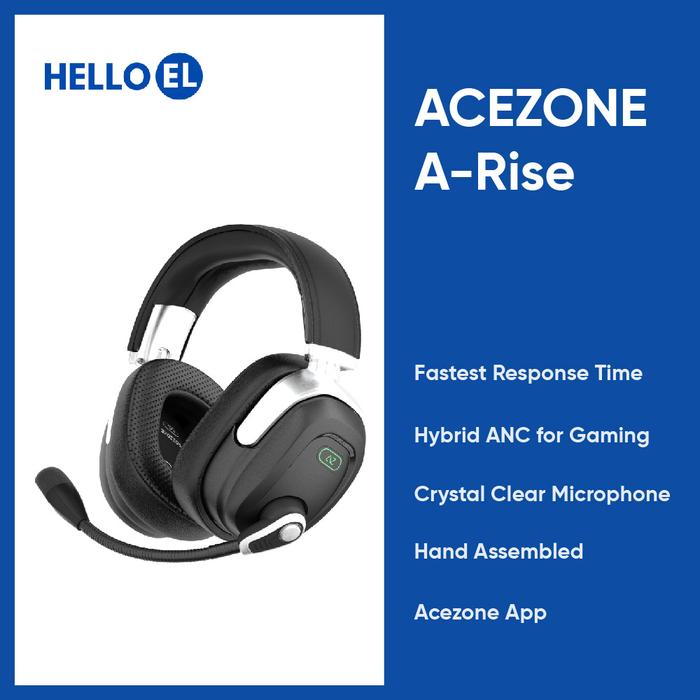 Jual ACEZONE A-Rise Professional Hybrid ANC Gaming Headset - Kota ...