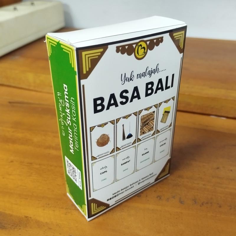 Flashcard Benda Bahasa Bali dan Aksara Bali - Shop | Tokopedia