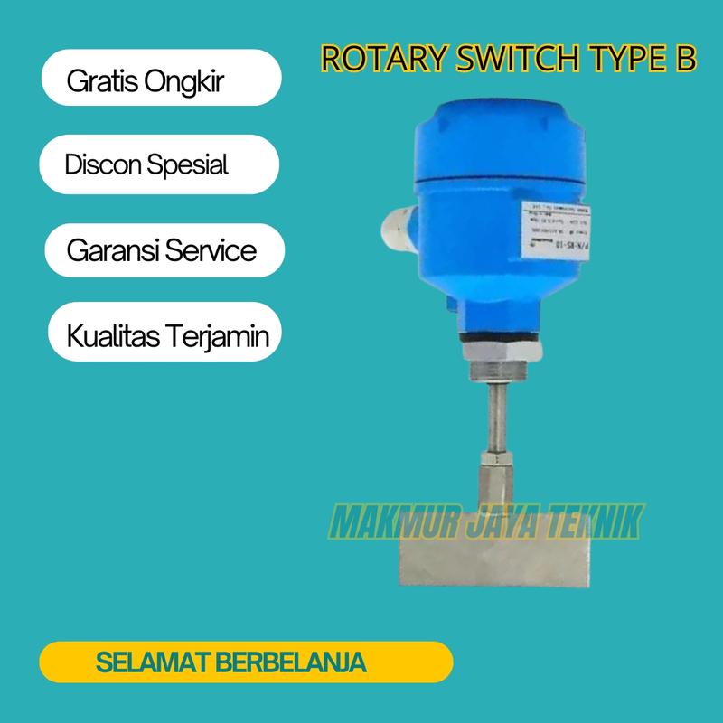 rotary material level switch type B for powder 24 VDC industrial limit ...