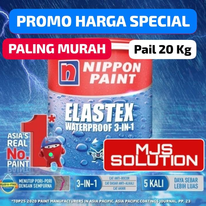 Jual ELASTEX WATER PROOFING 20 KG PAIL NIPPON PAINT ANTI BOCOR ...