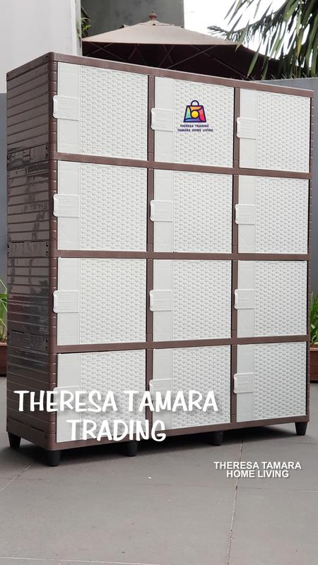 LEMARI PLASTIK CLUB FTA 4 ALFA 4 x 3 TRIPLE 12 PINTU PEMBATA - Shop | Tokopedia