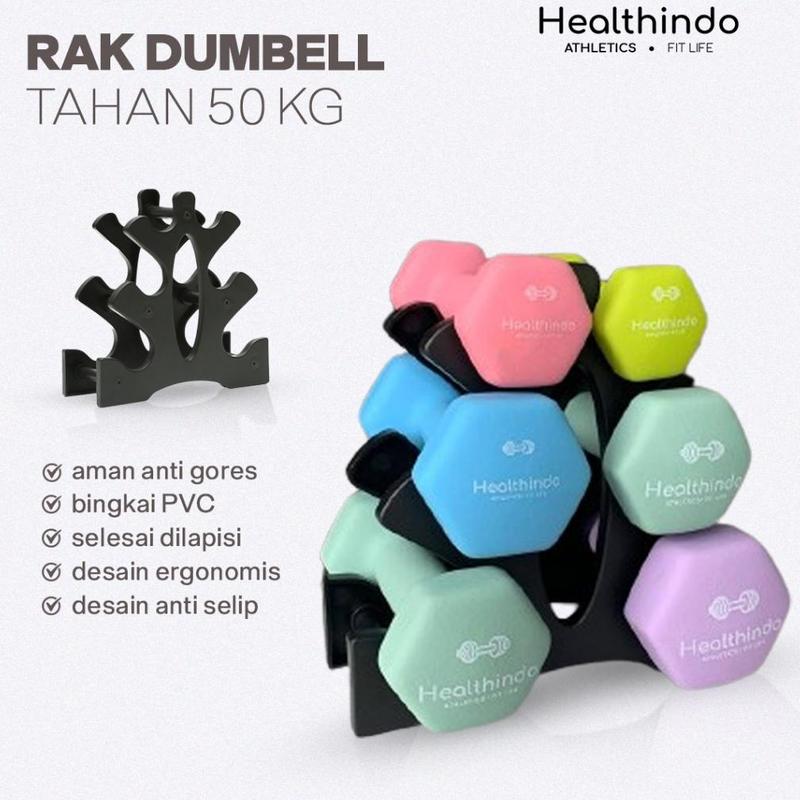 Healthindo - Rak Dumbell Rak Barbel Rak Dumbbell Tempat Dumbell Barbel ...