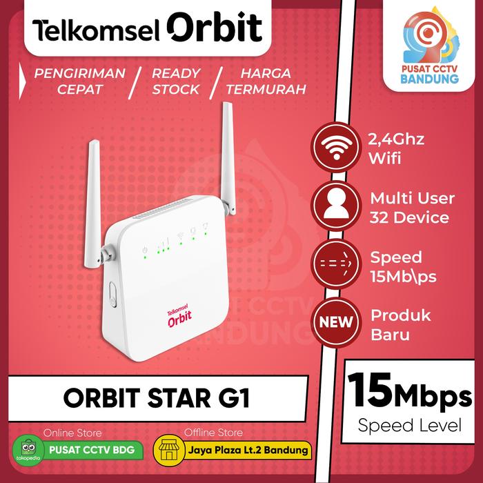 Jual TELKOMSEL ORBIT STAR G1 MODEM WIFI 4G HIGH SPEED - Kota Bandung ...