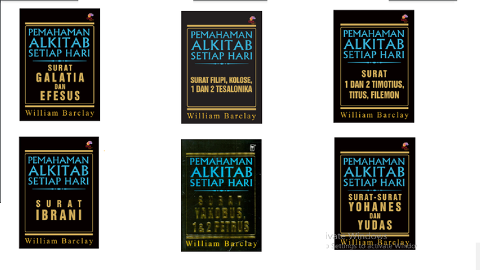 Jual Seri PASH William Barclay. Seri Pemahan Alkitab Sehari-hari ...