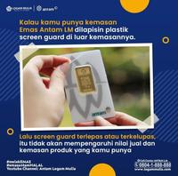 Promo 25 GR (GRAM) GOLDBAR/LOGAM MULIA/LM/EMAS BATANGAN ANTAM ...