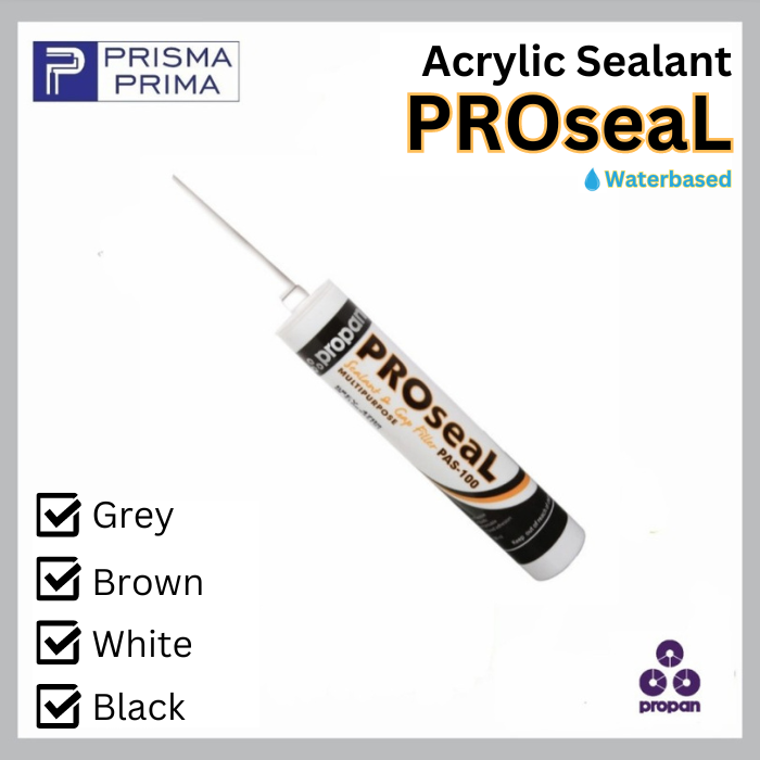 Jual Silicone PROSEAL Propan Flexible Acrylic Sealant PAS - 100 ...