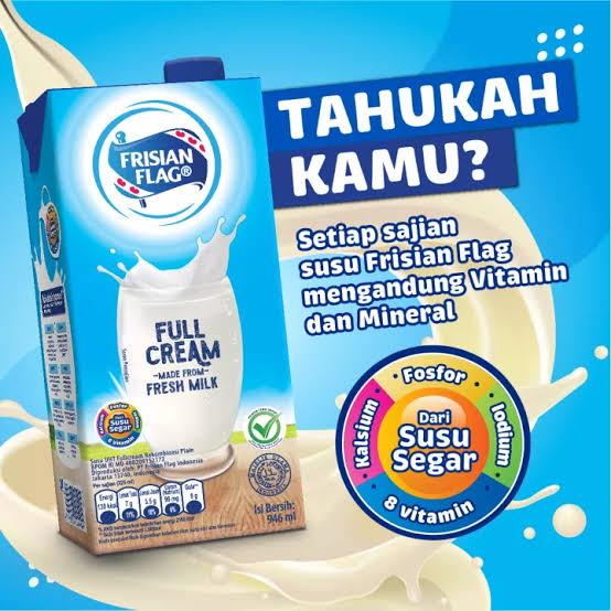Promo Frisian flag susu UHT susu segar pure farm - Full cream - Kota ...