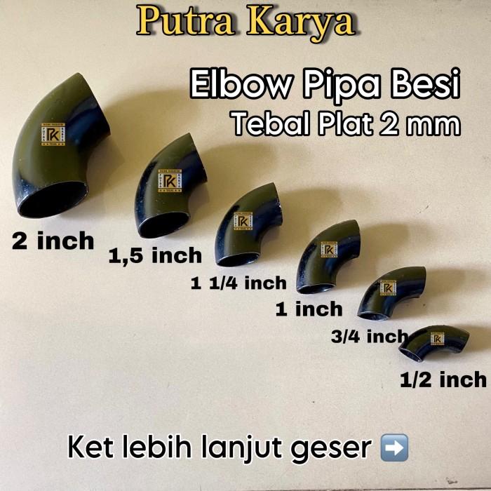 Elbow Besi Pipa Las uk.1/2 - 2 inch Elbo Lbow Keni Knee Pipa Las ...