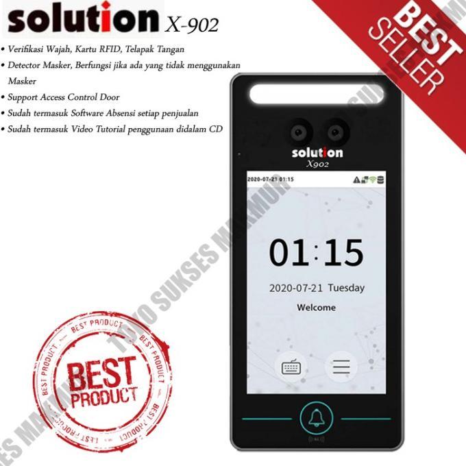 Jual Solution X902 Mesin Absensi Wajah Kartu RFID WiFi - Jakarta Pusat ...