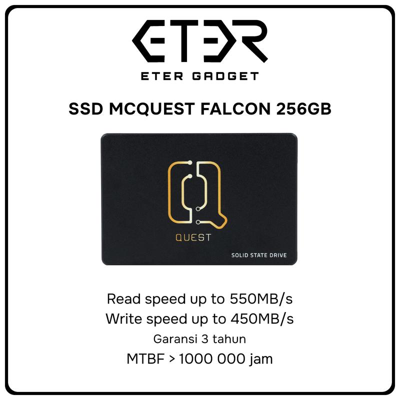 SSD MCQUEST FALCON 256GB SATA - Shop | Tokopedia