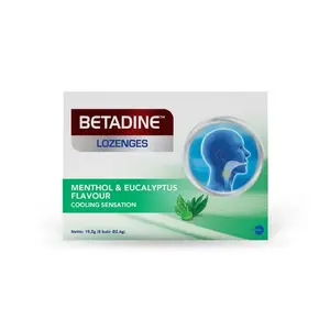 READY STOCK Betadine Lozenges 3PCS - Permen Menthol / Permen Pelega ...