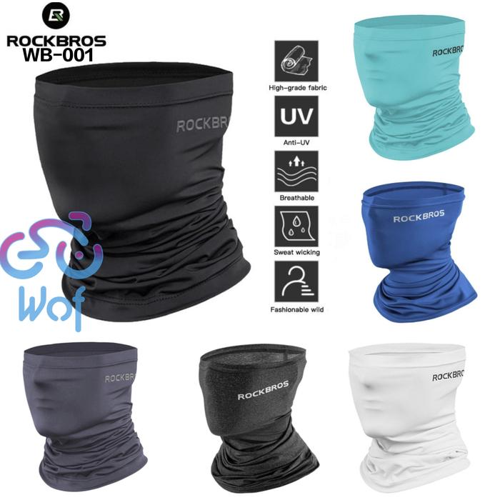 Jual ROCKBROS WB001 Masker Wajah Sepeda Motor Anti UV Summer Face Scarf ...