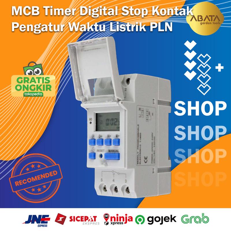 Digital Timer Switch Programmable 20 Program 220V/16A MCB Timer - Shop ...