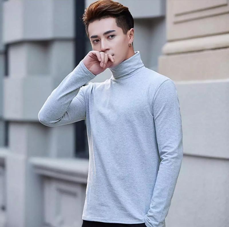Baju Long John Turtle Neck Cotton Unisex - Shop | Tokopedia