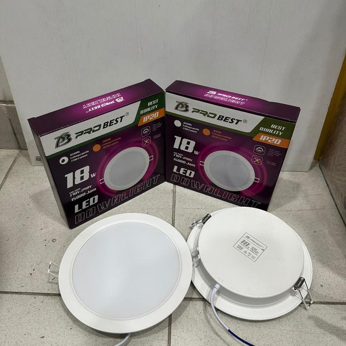 Jual Lampu Downlight Led Panel 18 Watt 18W Tanam Plafon Putih - PB 18 ...