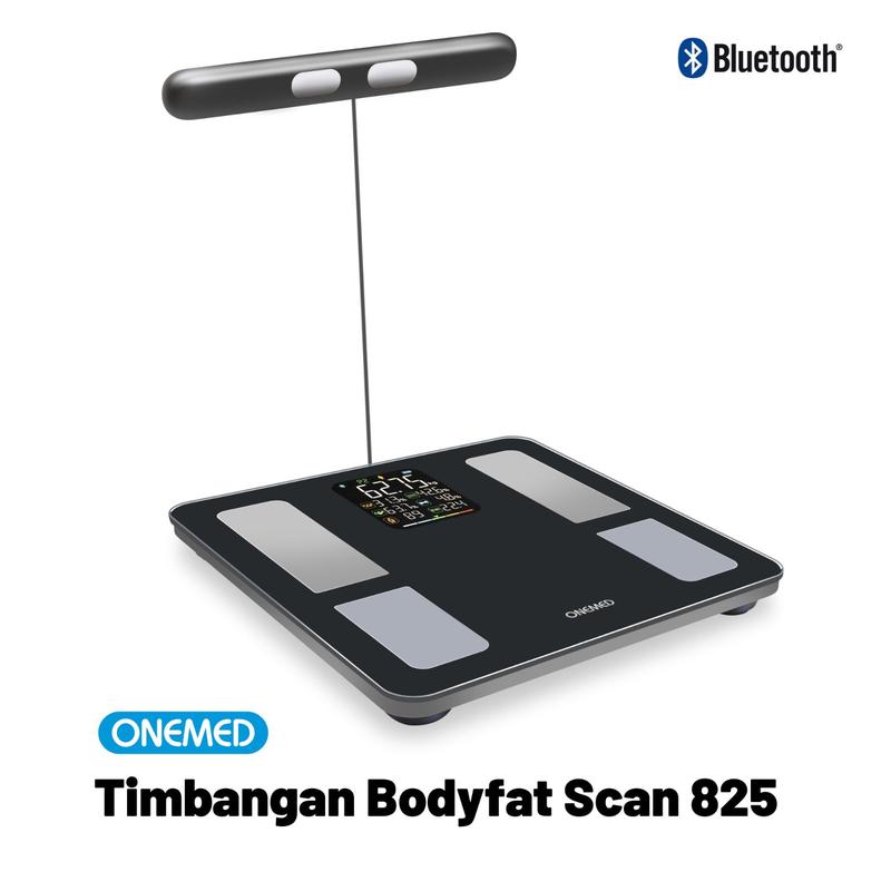 ONEMED Timbangan Badan Digital Body Fat Scan 825 With Bluetooth - Smart ...