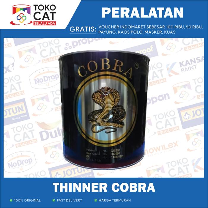 Jual Cobra THINNER COBRA HITAM 1L - Merek Thinner Industri Pengecatan ...