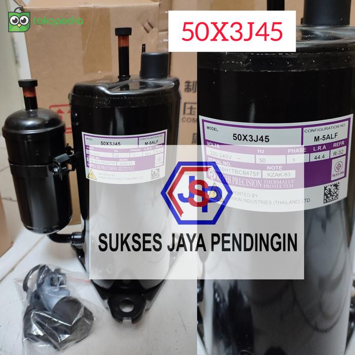 Jual Compressor Rechi 50X3J45 / Kompresor Rechi 50X3J45 2PK R32 ...