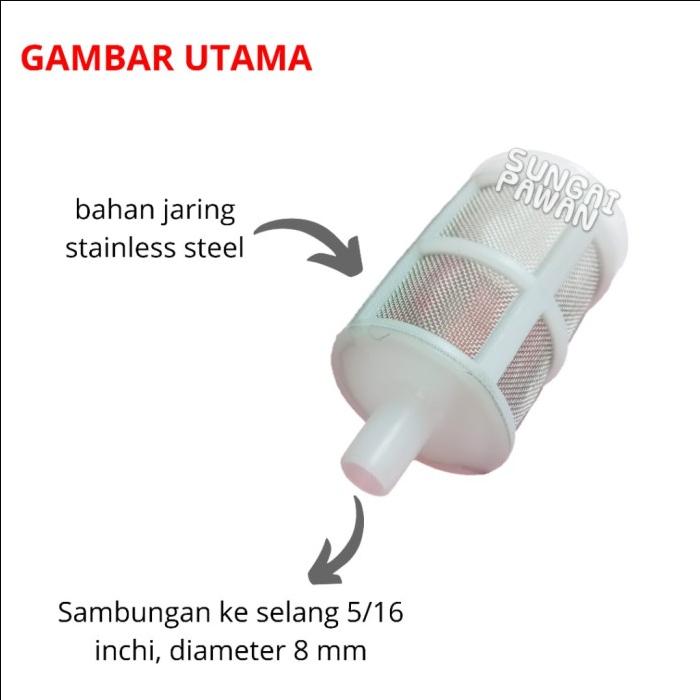 saringan air selang 5/16" water hose filter strainer foot klep - Shop ...
