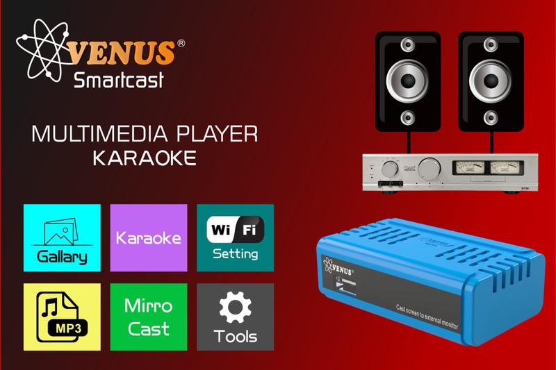 Venus Smartcast Miracast Karaoke Box HDMI WiFi Multimedia Player - Shop ...