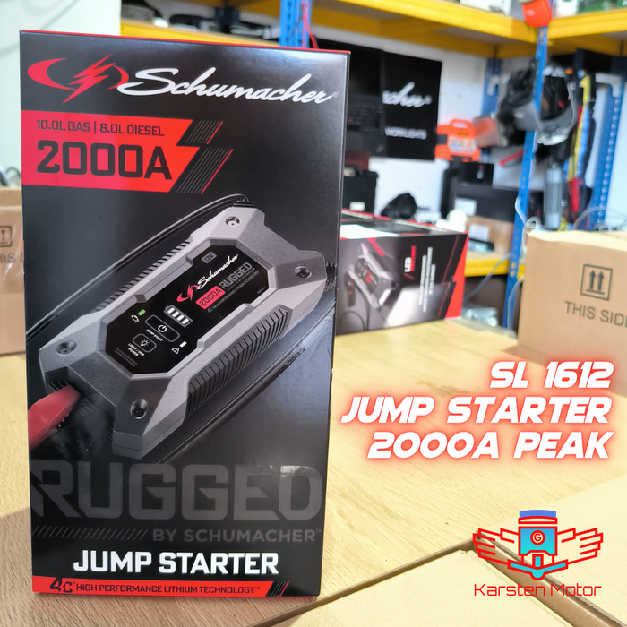 Promo Jumper aki 12v 2000A Peak Power Bank aki 12v (Jumper aki mesin CC ...