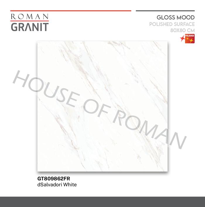 Jual ROMANGRANIT dSalvadori White 80x80 GT809862FR ROMAN GRANIT ...