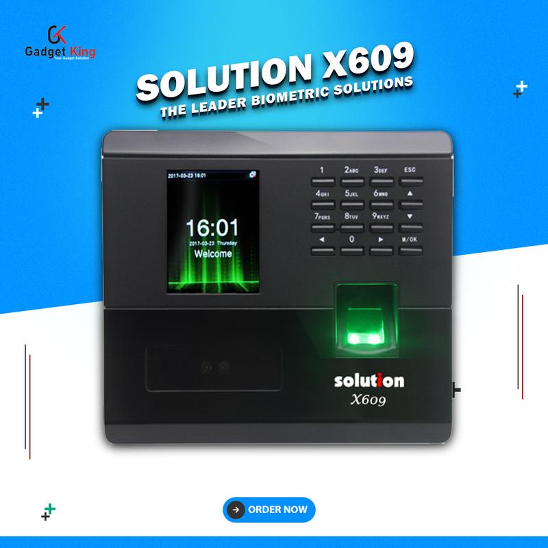 Solution X609 Fingerprint Mesin Absensi Alat Absen Sidik Jari - Shop ...
